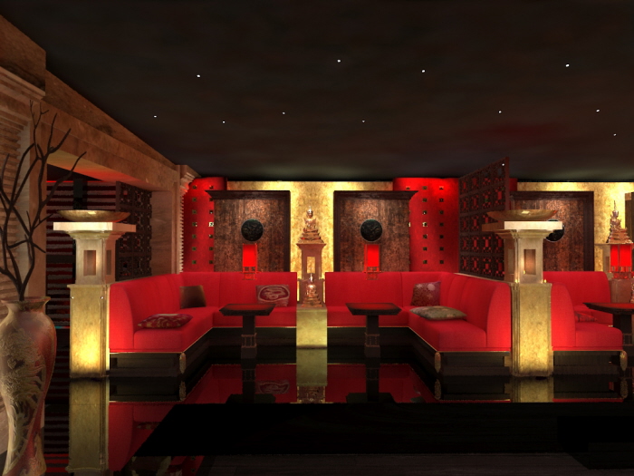 Outdoor disco "Tao beach" (Architectural 3D) by Márk Csikós at Coroflot.com