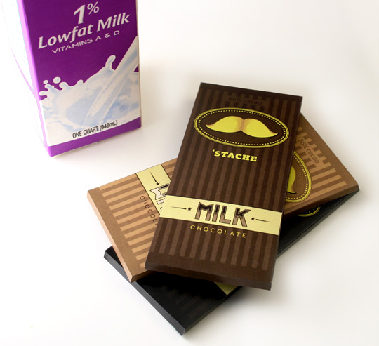 Stache Chocolate by Jenn Sager at Coroflot.com