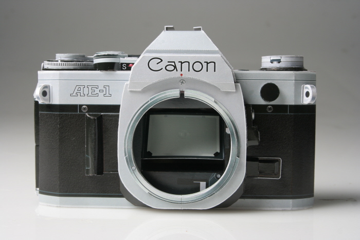 Canon AE-1 Paper Model by Ryan Cheah at Coroflot.com