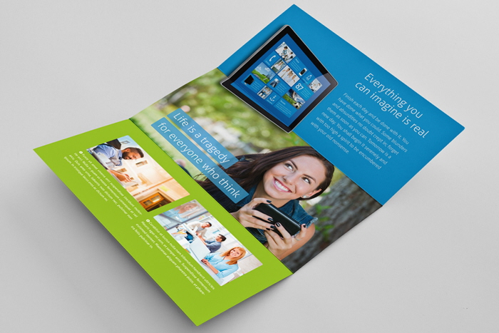 Metro Horizontal Tri fold Brochure By Mik Mikinger At Coroflot