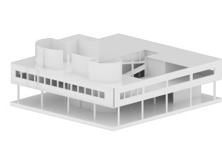 Architecture Villa Savoye Model by Isaiah Bullock at Coroflot.com