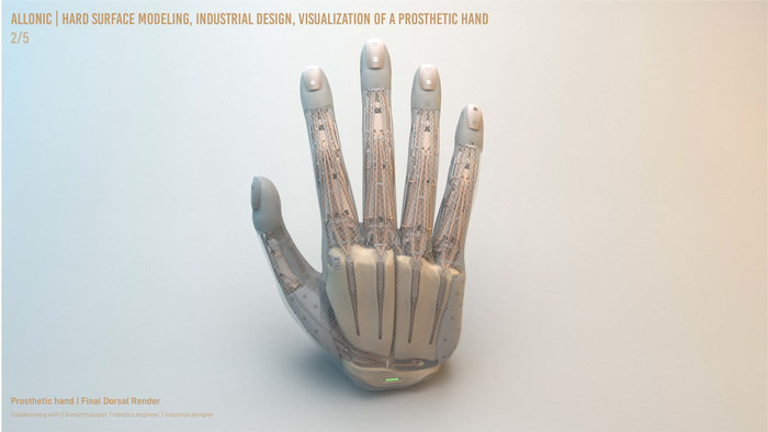 Prosthetic Hand Design & Visualization For Allonic Robotics (2022) by ...
