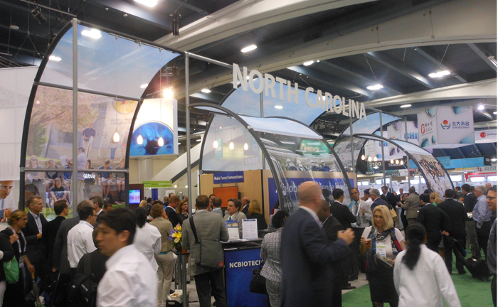 BIO 2016 NC Pavilion Exhibit Design by Kim Marcom at Coroflot.com