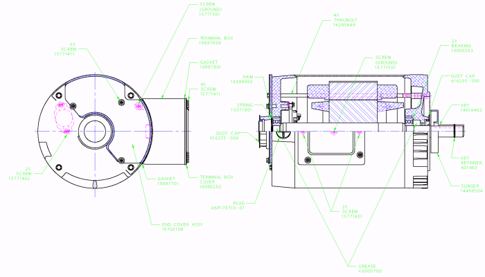 Motor Assy Tech Specs & Applications by Rodo Mena at Coroflot.com