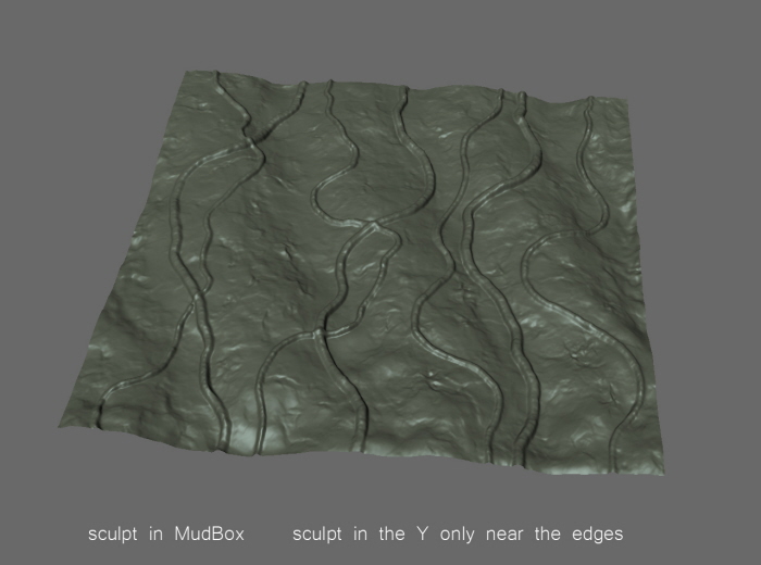 Mudbox tiling normal and displacement map tutorial by Dan Cook at Coroflot.com