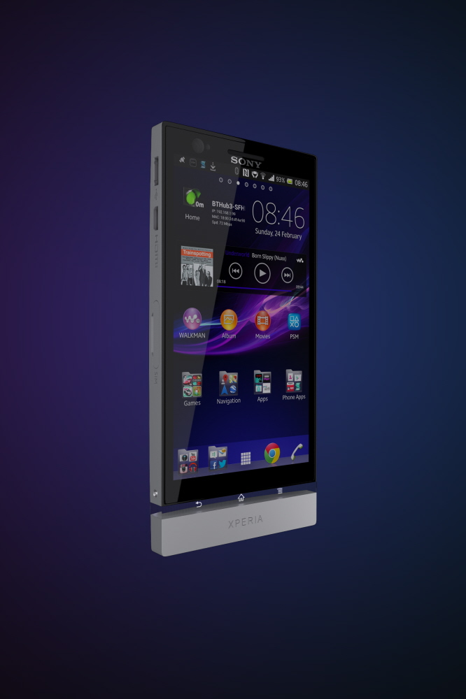 An upload by Nikolay Bliznets on Coroflot: to the project sony xperia p