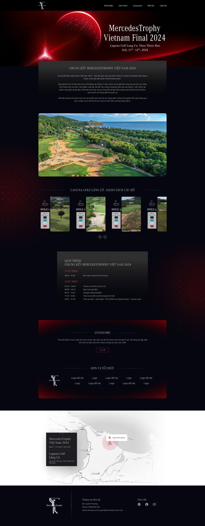 Mercedes Trophy landing page by Dominic Dinh at Coroflot.com