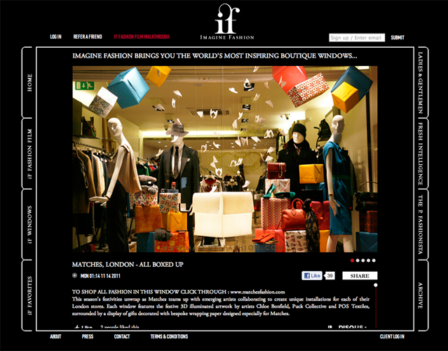 An upload by Eric Yellin on Coroflot: to the project imagine fashion