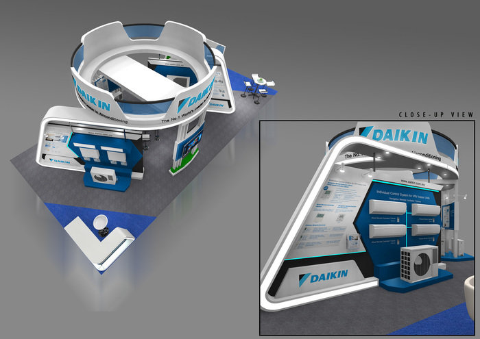 Daikin M&E with high-tech theme by Firdaus Nawawi at Coroflot.com