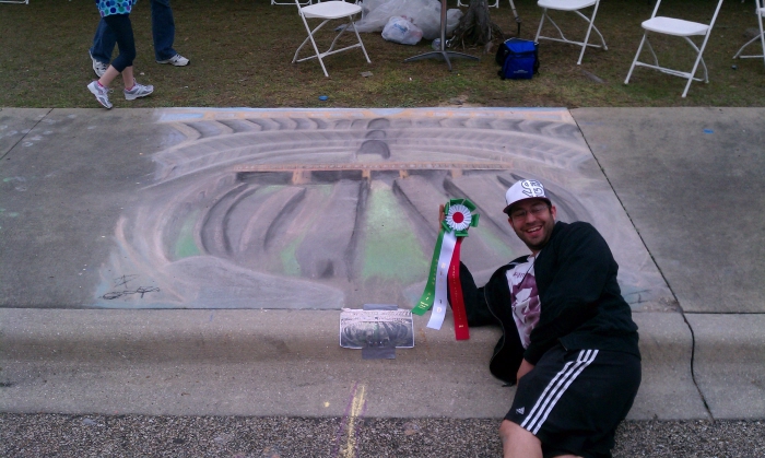 Sidewalk Chalk Contest - 2012 3D Winner by Tony Conetta at Coroflot.com