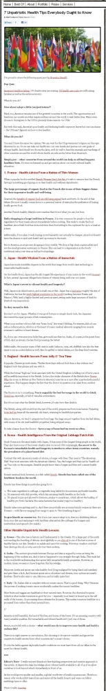 Writing Samples by Brandon Stanfill at Coroflot.com