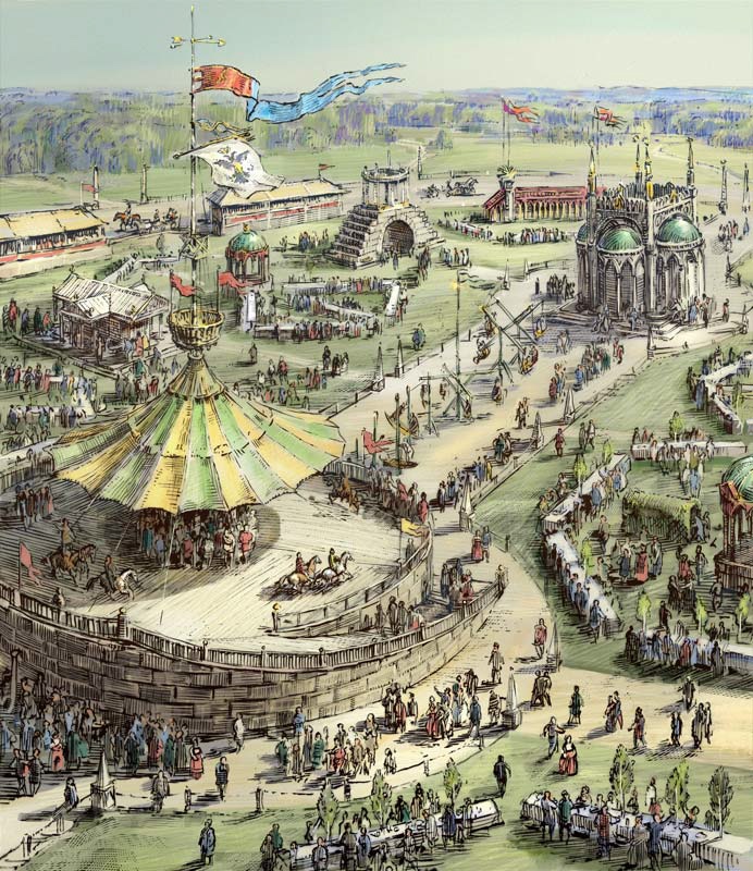 Historical illustrations (Kremlin) by Anton Batov at Coroflot.com