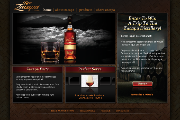 Zacapa by Chuck Graef at Coroflot.com