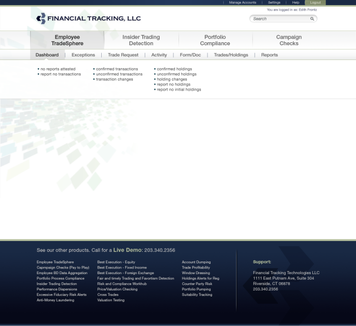 An upload by Chuck Graef on Coroflot: to the project Financial Tracking ...