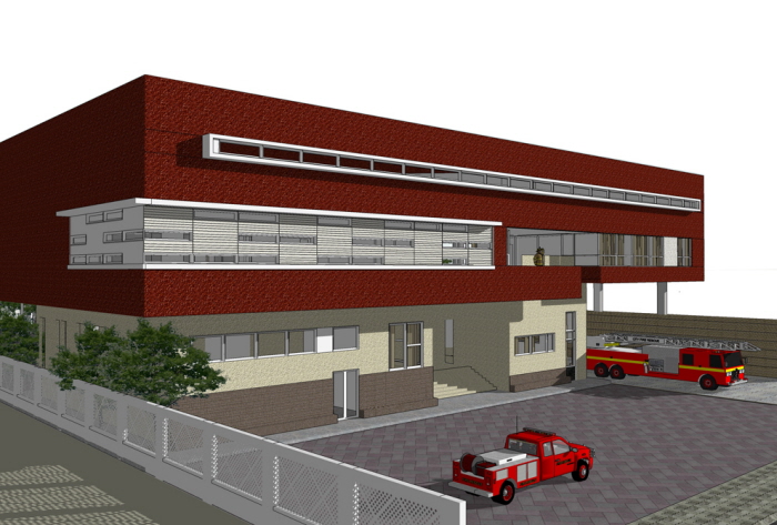 concept design - Dist. 12 Fire Station by Vinh Nhi Ly at Coroflot.com