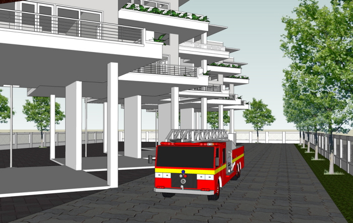 concept design - Dist. 12 Fire Station by Vinh Nhi Ly at Coroflot.com