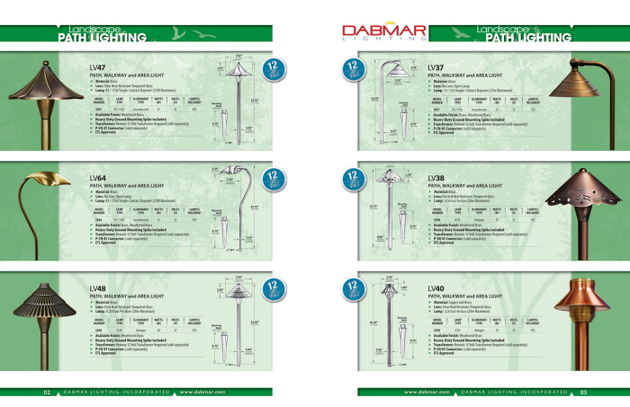 Dabmar Lighting - Layout and Promotion by Shelba Sponseller at Coroflot.com
