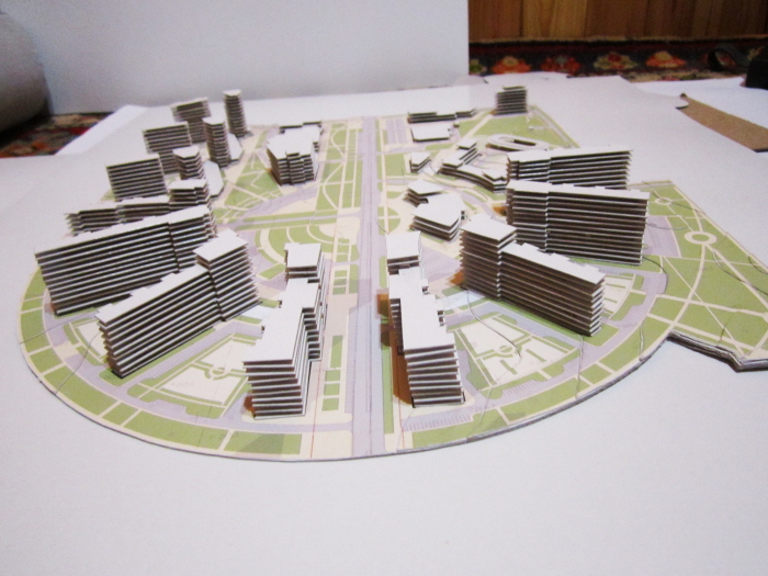 Layout of the city center concept by Anton Yehorov at Coroflot.com