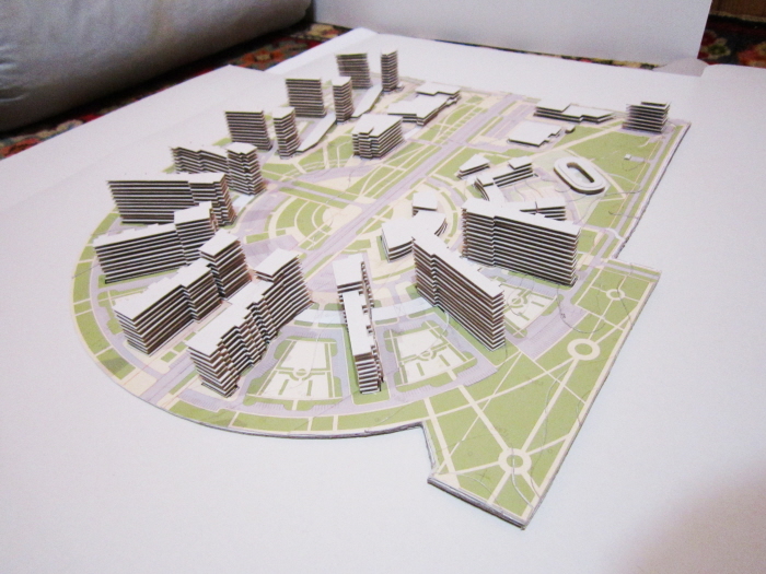 Layout of the city center concept by Anton Yehorov at Coroflot.com