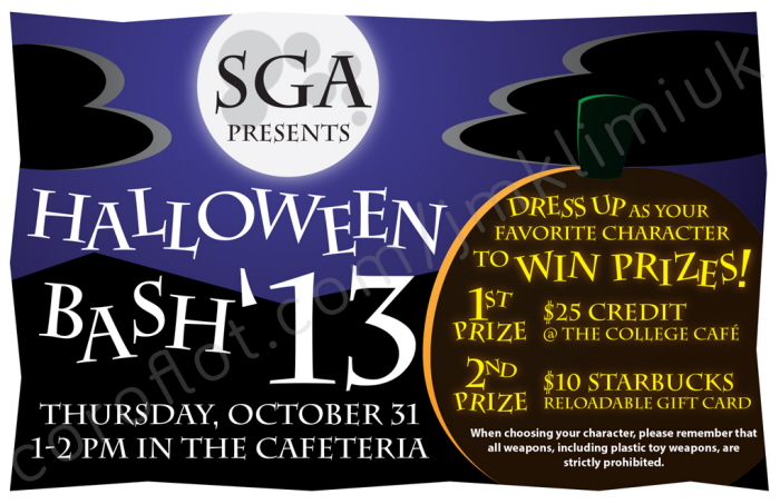 Briarcliffe GraphiClub and SGA Flyers, 2013 by John Klimiuk at Coroflot.com