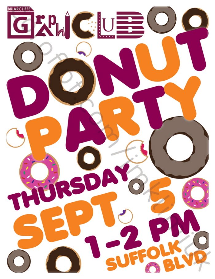 Briarcliffe GraphiClub and SGA Flyers, 2013 by John Klimiuk at Coroflot.com