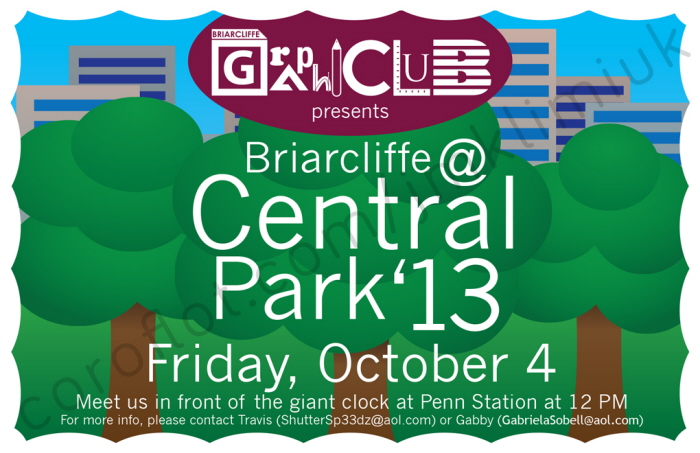 Briarcliffe GraphiClub and SGA Flyers, 2013 by John Klimiuk at Coroflot.com
