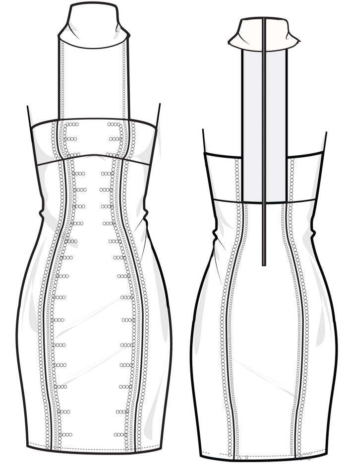 La Joie Dress Line - Design/ Line Creation by Elisa Henriquez at ...