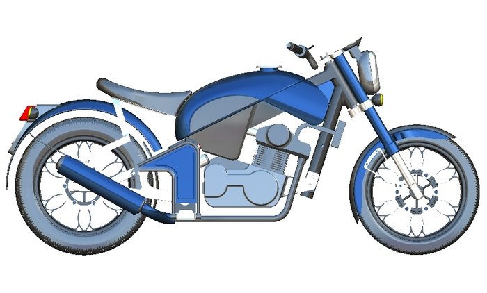 An upload by Pavan Katuri on Coroflot: to the project MOTOR CYCLE CONCEPT-7