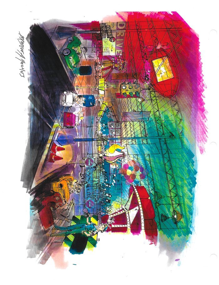 Factory Fun House Themed Mall by Bradlee Hughes at Coroflot.com