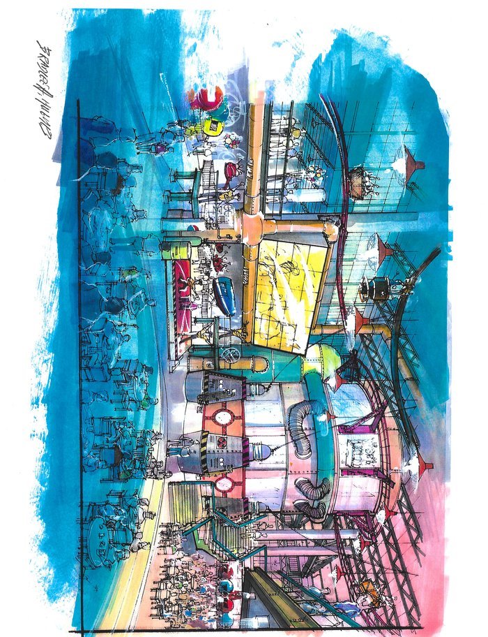 Factory Fun House Themed Mall by Bradlee Hughes at Coroflot.com