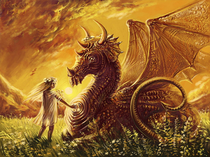 solar dragons by Tanya Ra at Coroflot.com