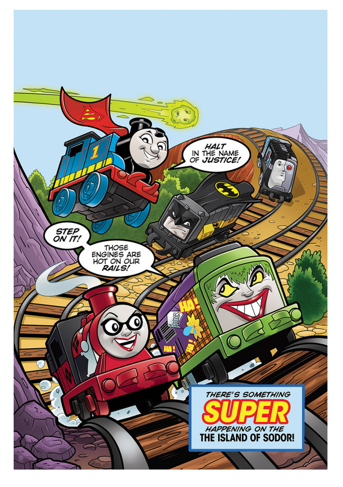 Thomas & Friends/DC Comics Minis Packaging by Tom McWeeney at Coroflot.com