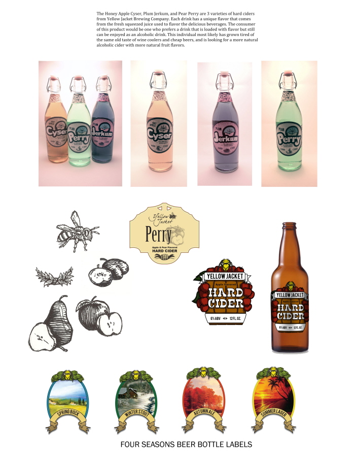 Hard Cider Package and Advertisement Design by Brandon Hildreth at ...