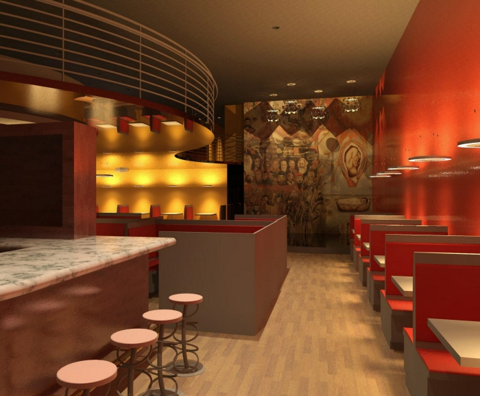 Night Club Design "FIRE" - Revit by Kristin Espinosa at Coroflot.com