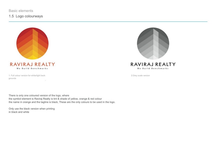 Raviraj Realty Builders Logo Design I Branding by Shraddha Trivedi at Coroflot.com
