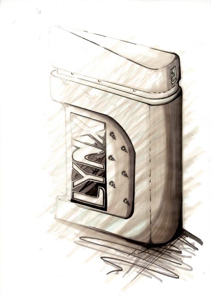 Lynx: Gun Metal 100ml Fragrance Bottle by Joel Vallance at Coroflot.com