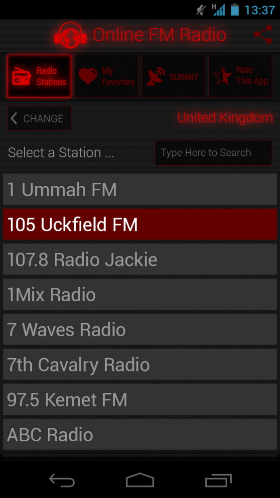 UI/UX design - Online FM Radio by Igor 'Nester' Nesterenko at Coroflot.com