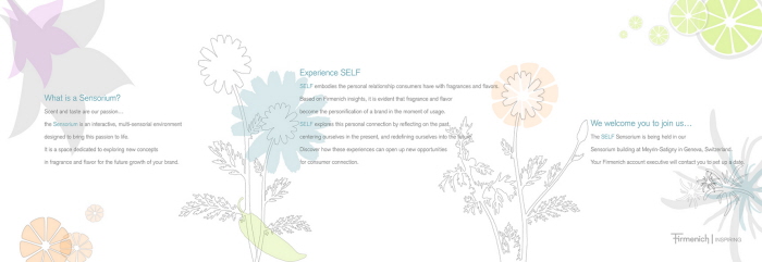 Self Sensorium Firmenich INVITATION CARD by Stephanie Bartolomei at ...