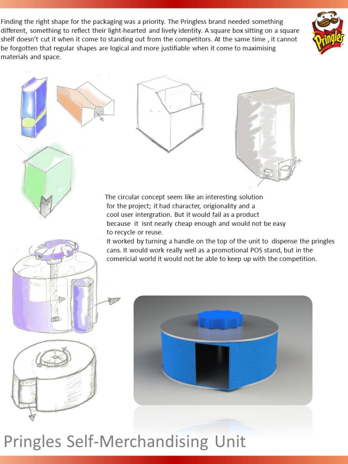 Pringles Self Merchandising Unit by Dean Quinlan at Coroflot.com