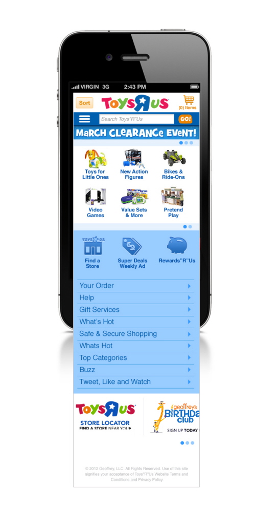 Toys-R-Us - Mobile App Proposal by Dave Noel at Coroflot.com