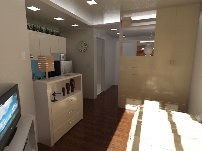 PROPOSED STUDIO TYPE INTERIOR DESIGN by Paul Pio at Coroflot.com