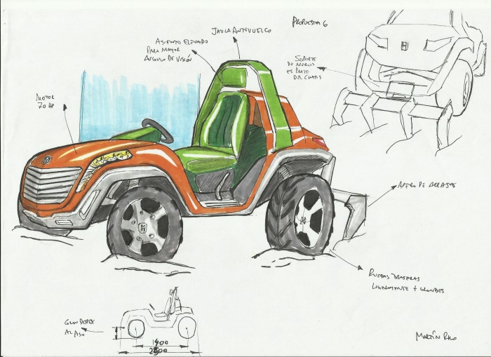Technic Drawing/Renders by Martín Rico at Coroflot.com