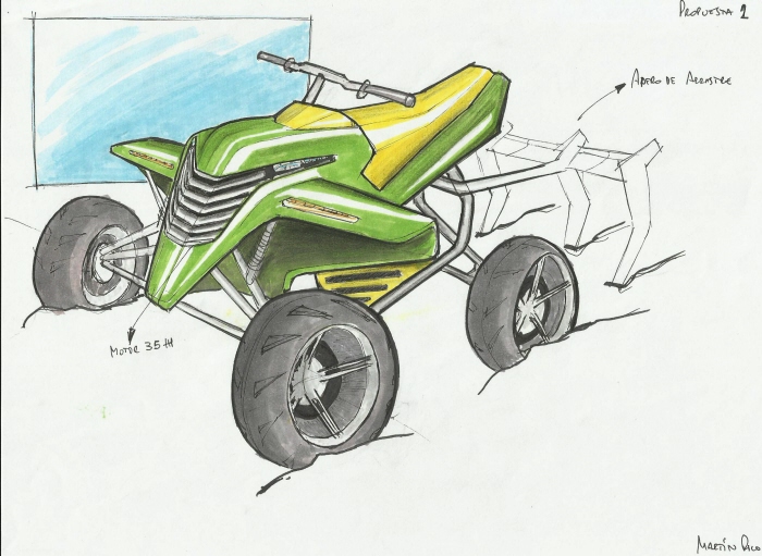 Technic Drawing/Renders by Martín Rico at Coroflot.com
