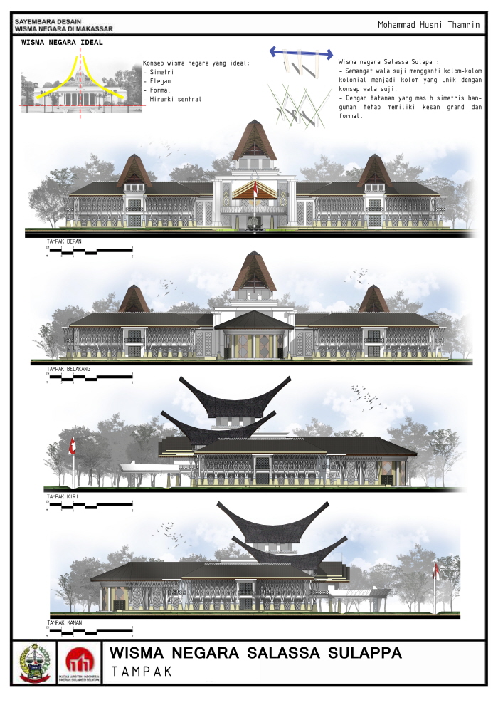 Sayembara wisma negara makassar by emanuel agung wicaksono at Coroflot.com