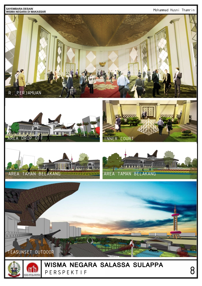 Sayembara wisma negara makassar by emanuel agung wicaksono at Coroflot.com