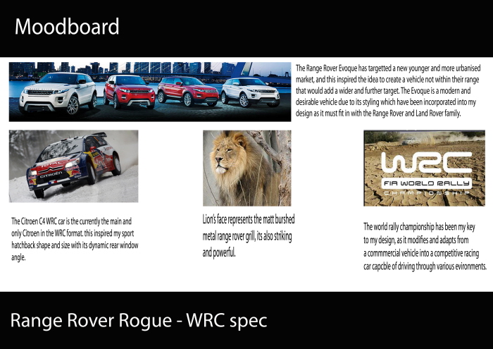 Range Rover Rogue WRC by charlie creed at Coroflot.com