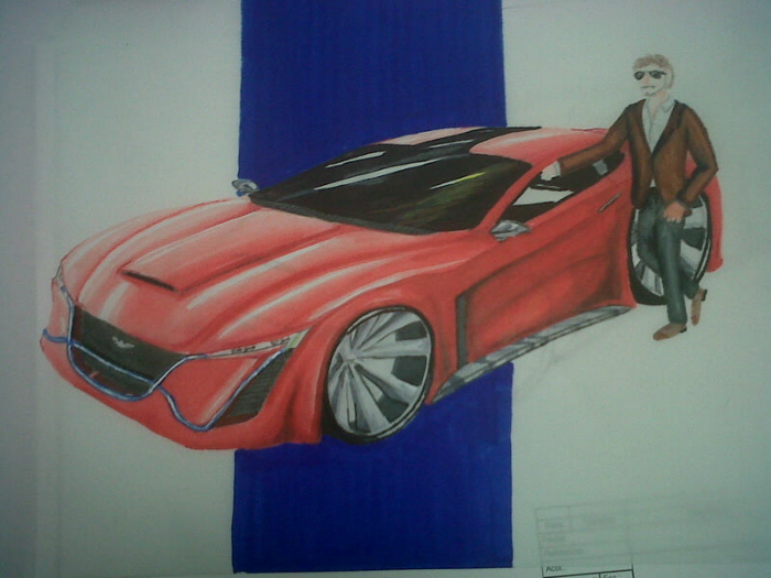 Car drafts by Manuel Iván García Ruiz at Coroflot.com