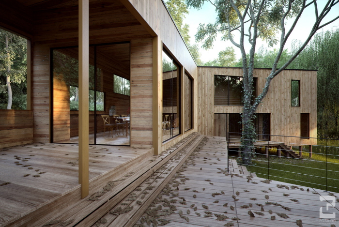 House La Invernada | Exterior by Reinaldo Handaya at Coroflot.com