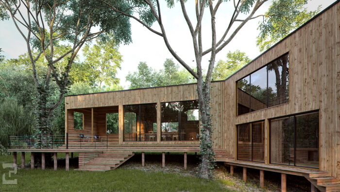 House La Invernada | Exterior by Reinaldo Handaya at Coroflot.com