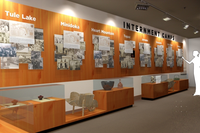 San Jose Japanese American museum internment camp exhibit design by ...